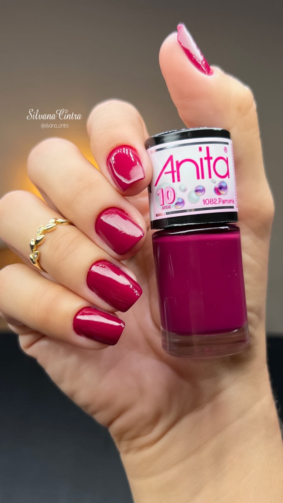 Esmalte Anita Coleção 10 Anos com 5 Cores Cremosas